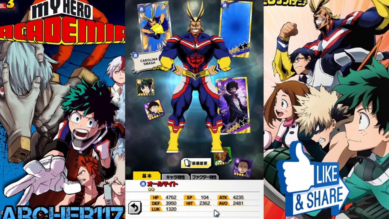 TUTORIAL del heroe MY HERO ACADEMIA - SMASH RISING ANDROID - YouTube