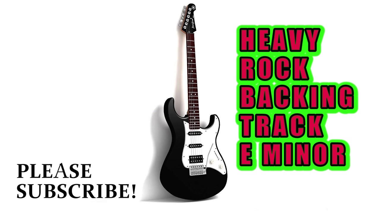 Heavy Rock Backing Track in E Minor (Em) - YouTube