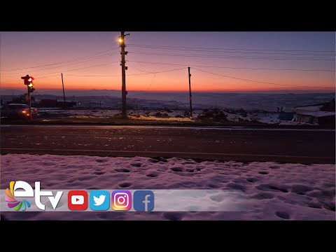 GÜN BATIMINDA MUHTEŞEM GÖRÜNTÜ: KIZIL VE BEYAZIN DANSI
