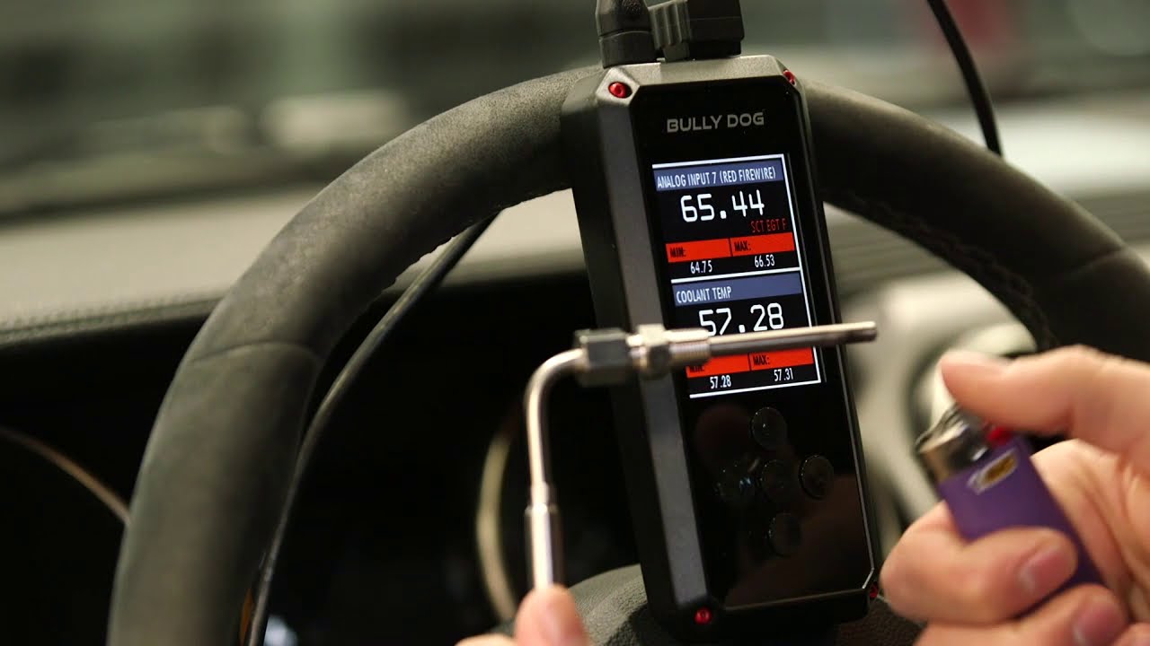 How To Set Up the SCT EGT Kit with Your Bully Dog BDX - YouTube