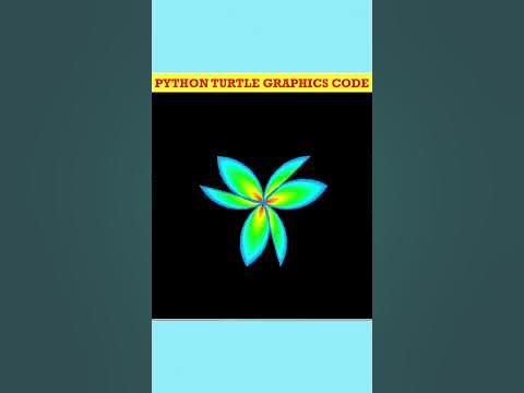 Mind-Blowing Python🐍 Turtle🐢 Growing flower Timelapse Animation.#turtlegraphics - YouTube
