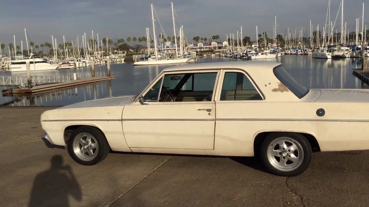 1967 Valiant 318 V8 Electric Exhaust Cutout - Huge Difference! - YouTube