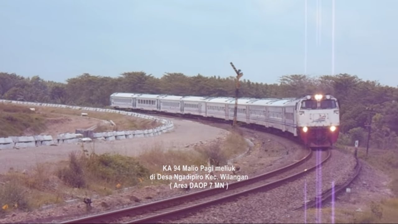 Perjalanan Tunggal Kereta Api MALIOBORO EKSPRES Yogyakarta - Malang ...