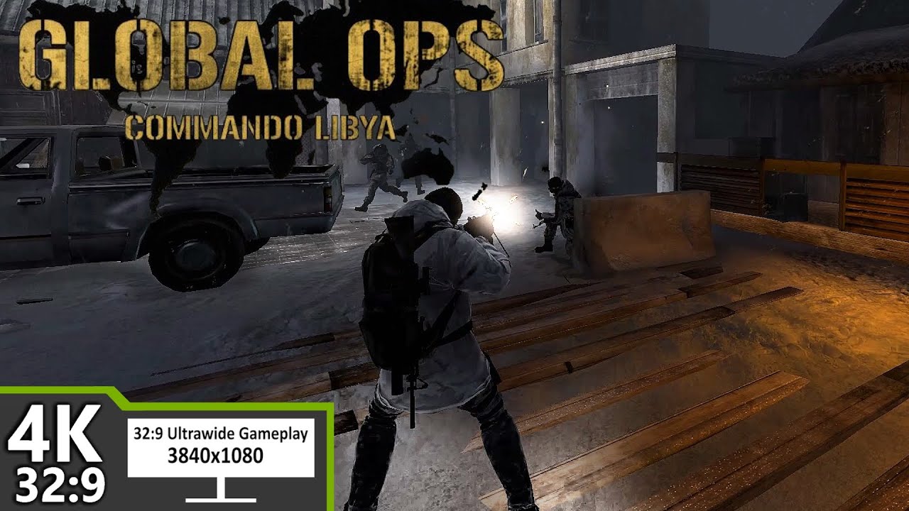 GLOBAL OPS: COMMANDO LIBYA Gameplay - 32:9 Aspect Ratio - YouTube