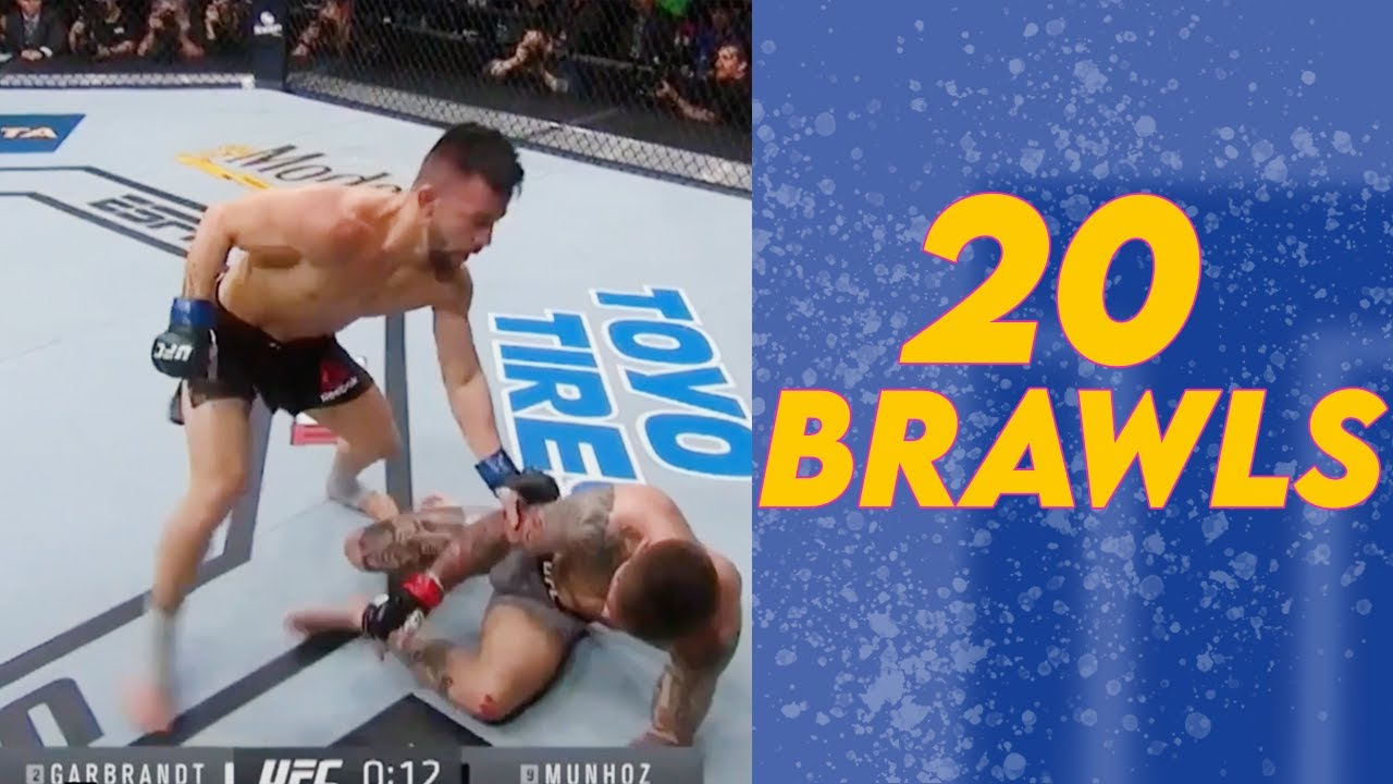 20 CRAZY Seconds of 20 WILD BRAWLS in UFC/MMA - YouTube