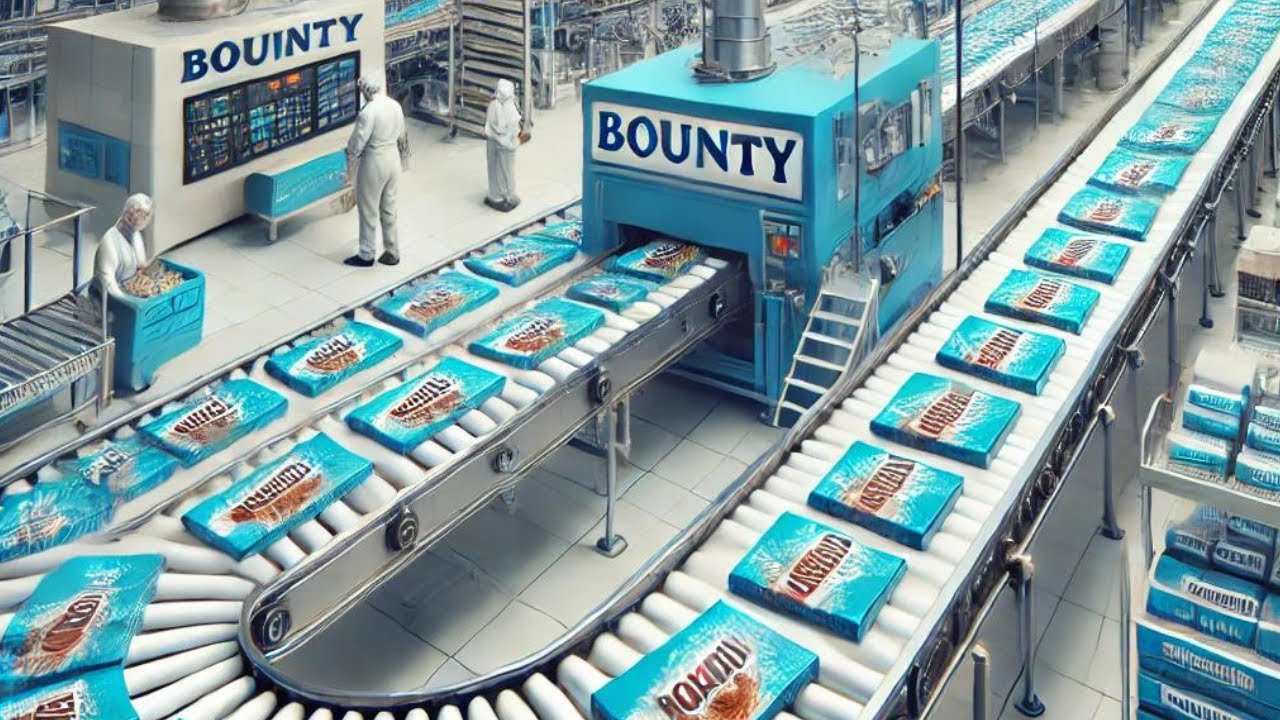 DÉCOUVREZ COMMENT LES BARRES BOUNTY SONT FABRIQUÉES DANS LES USINES ...