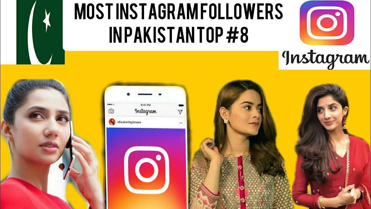 Top 8,most instagram followers in pakistan|Highest followers on ...