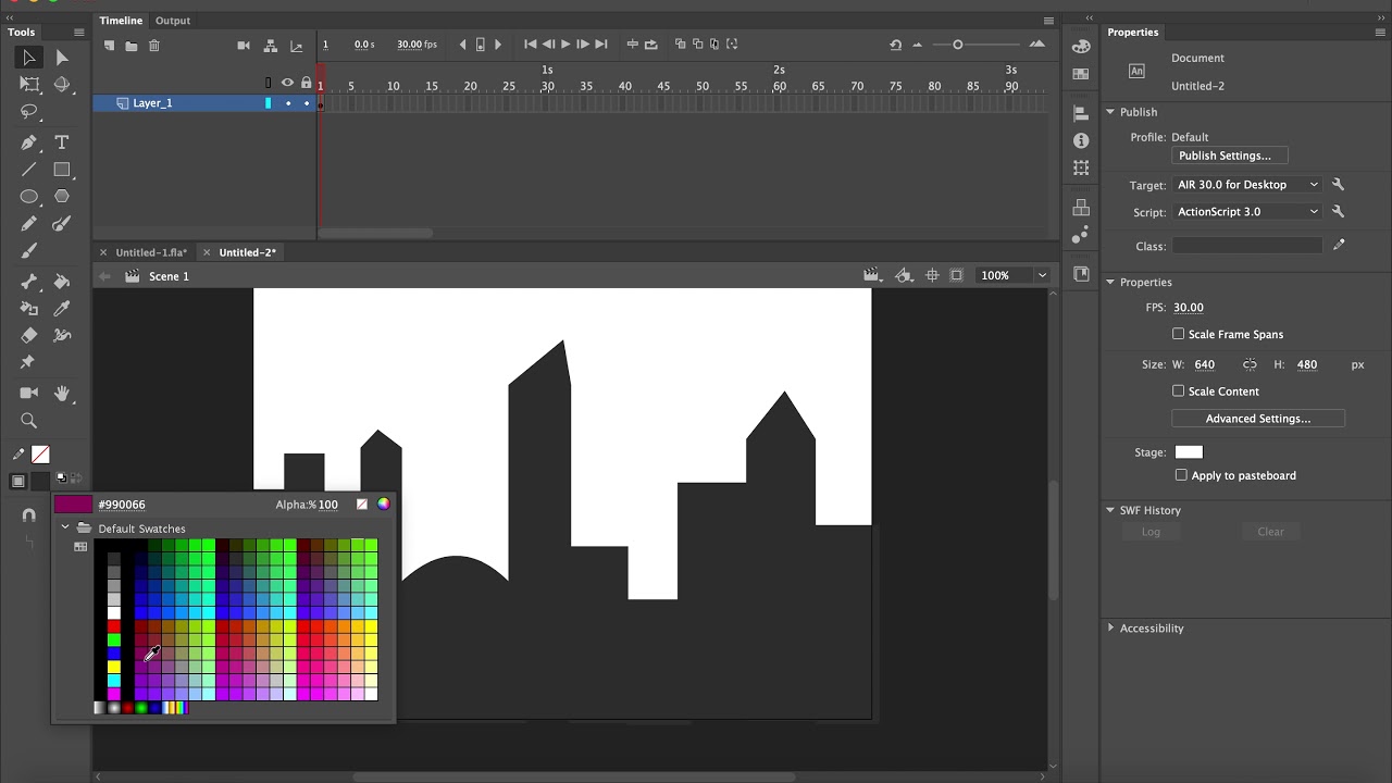 Adobe Animate CC 2019 Using The Shape Tools To Create Easy And Trees Beginners Tutorial Adobe Animate CC 2019 Using The Shape Tools To Create Easy And Trees Beginners Tutorial