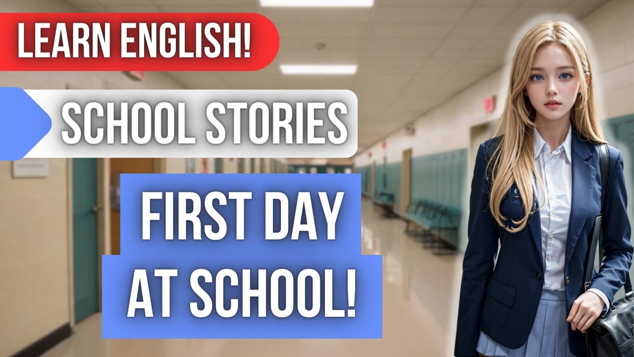 First Day At School! | School Stories 1 | English Learning! - YouTube