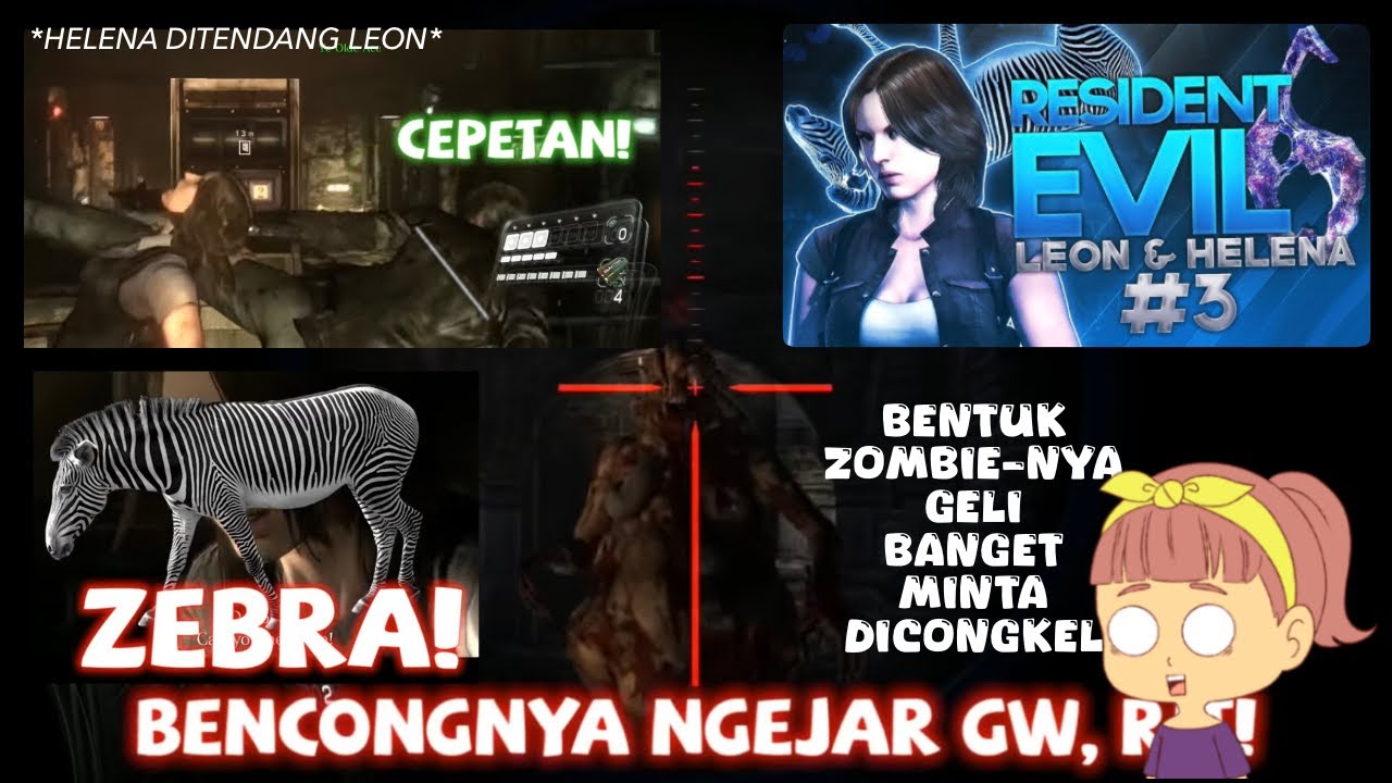 MISI PENYELAMATAN ZEBRA BERAKHIR NGE-BUG | MILYHYA RESIDENT EVIL 6 PART ...