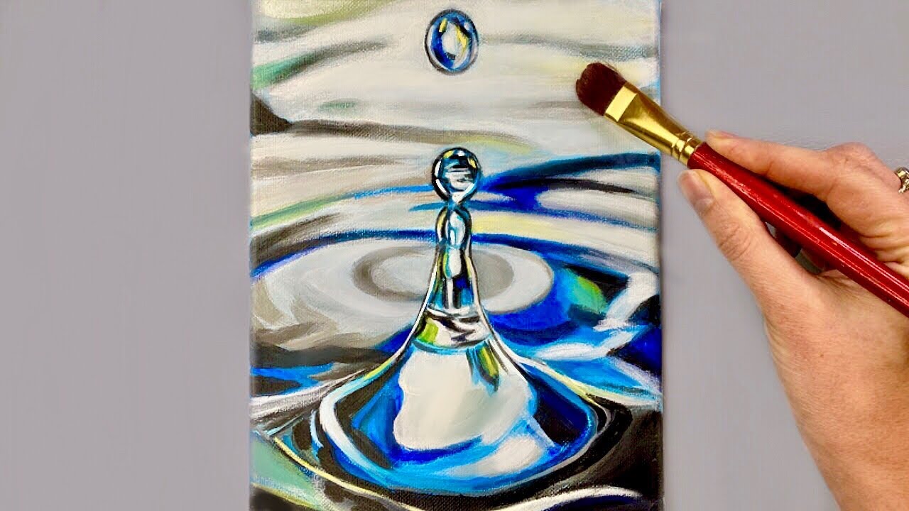 365 days challenge-day 60/ Step by Step Acrylic Painting for Beginners ...