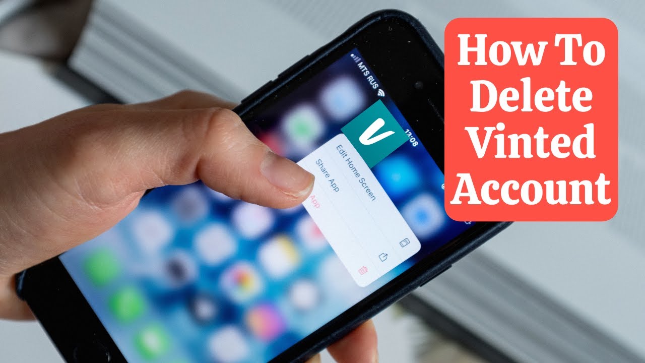 How To Delete Vinted Account - YouTube