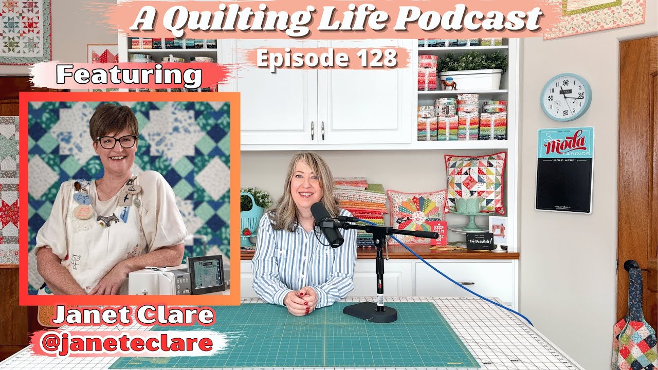 Episode 128: Moda Fabric Designer Janet Clare - YouTube