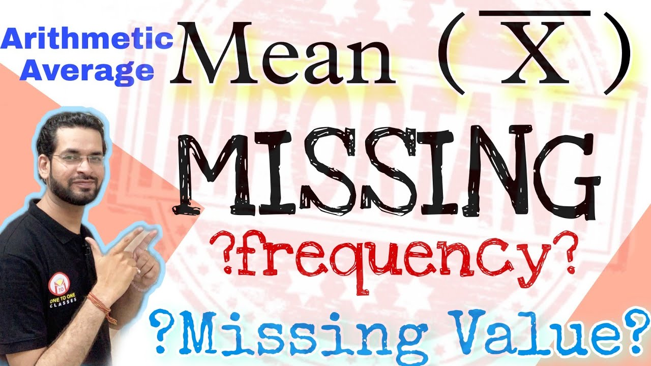 Mean Missing Frequency Mean Missing Value How To Find Missing Mean Missing Frequency Mean Missing Value How To Find Missing