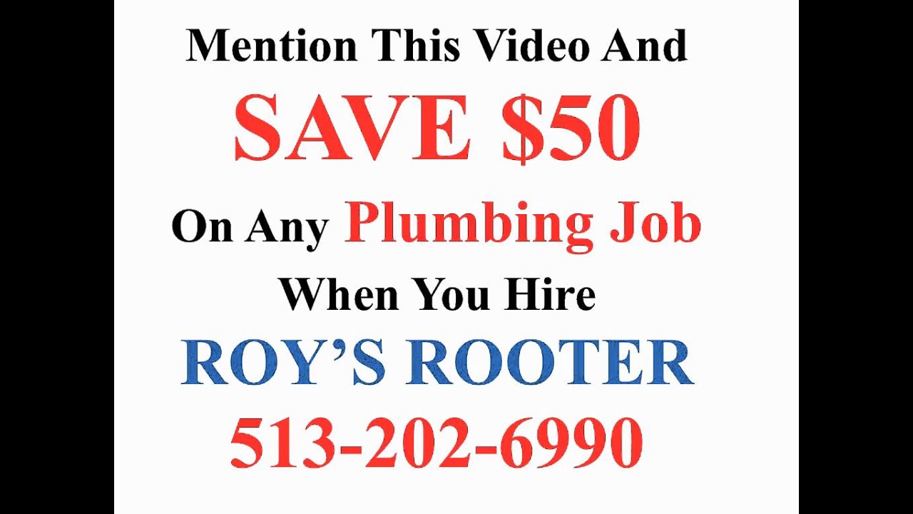 Roy's Rooter | Save $50 On Any Plumbing Job - YouTube