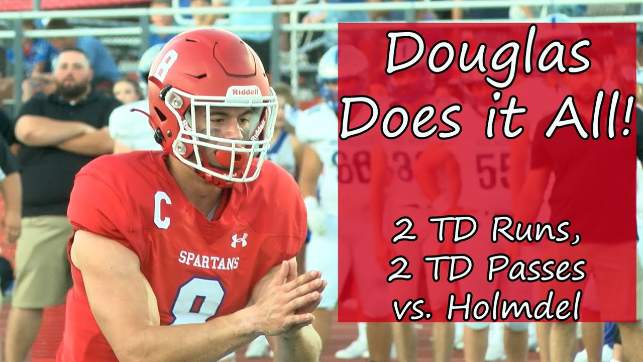 Ocean 28 Holmdel 14 | Week 1 Highlights | Tyler Douglas 2 TD passes, 2 ...