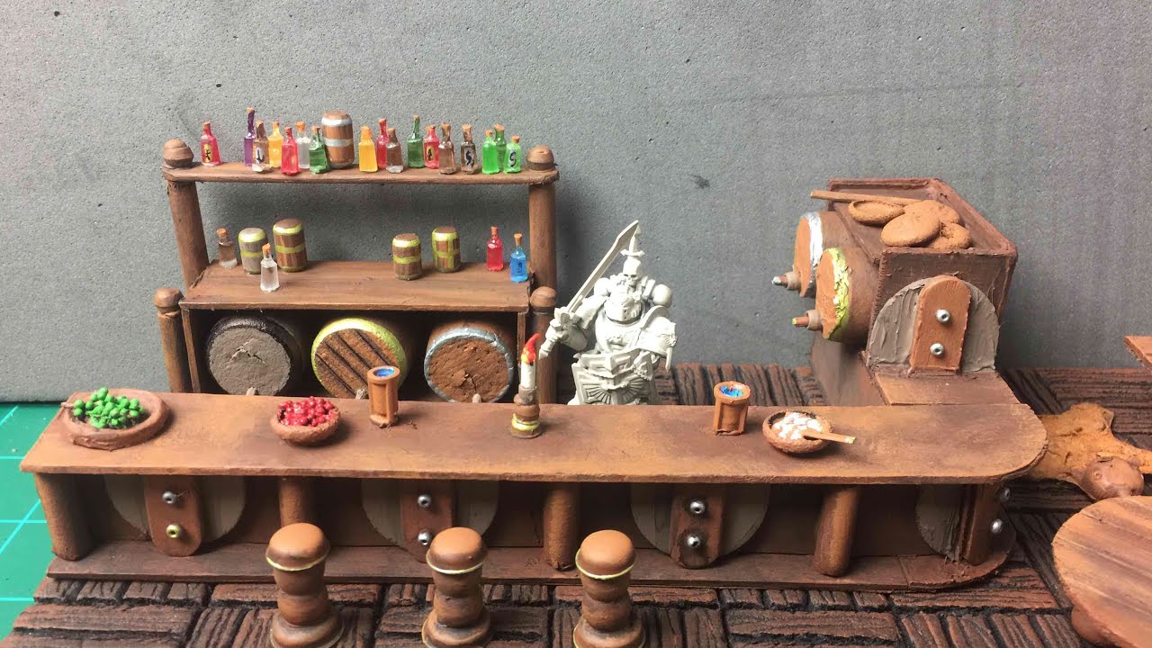 Tabletop Craft # 17 - Bottles, Casks and Kegs, Oh my. - YouTube