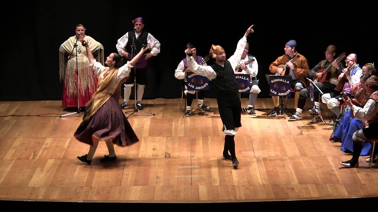 Baile Jota Aragonesa Aficionados Zaragoza - YouTube