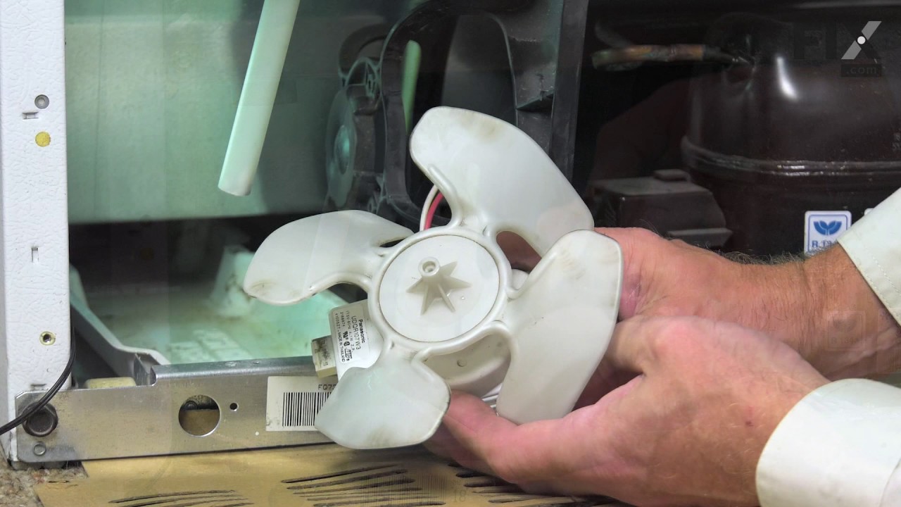 Whirlpool Refrigerator Repair - How to Replace the Condenser Fan Motor ...