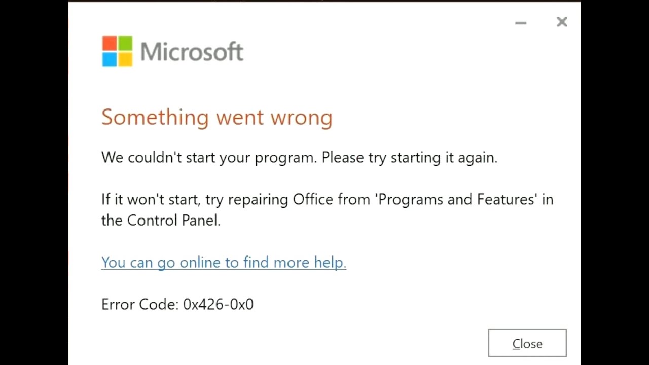 Something went wrong when opening an attachment, Microsoft Outlook ...