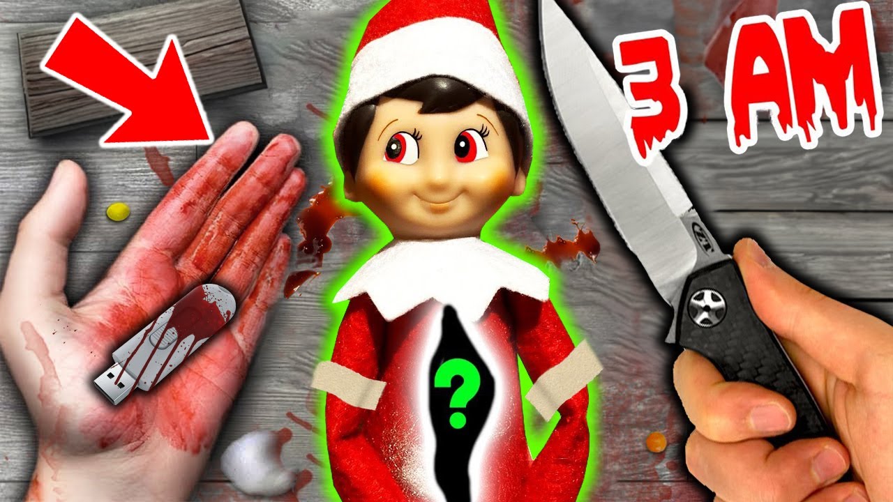 Cutting Open Haunted Elf On The Shelf Doll At 3am Whats Inside Elf