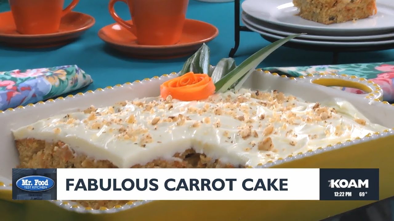 Mr. Food: Fabulous Carrot Cake (3-13-2024) - YouTube