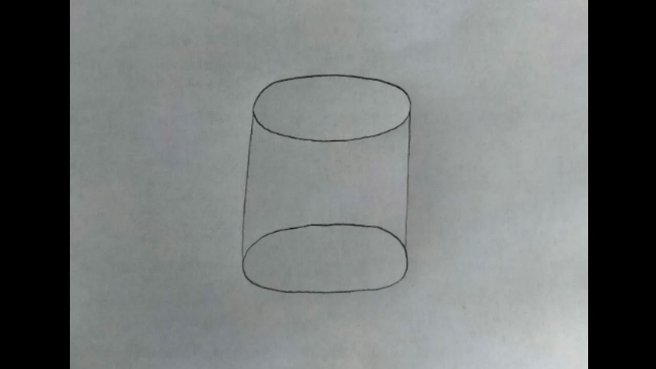 ¿Cómo dibujar un cilindro? ¡¡¡FÁCIL y RÁPIDO!!! - YouTube