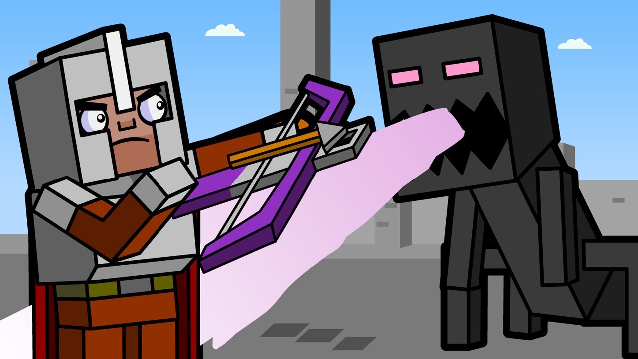 Defeating The Heart of Ender | Minecraft Animation (Block Squad) - YouTube