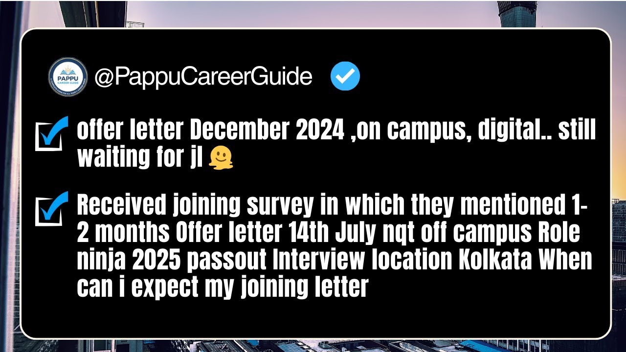 TCS DIGITAL JOINING DELAY | TCS JOINING SURVEY MAIL 2-TIMES | PENDING ...
