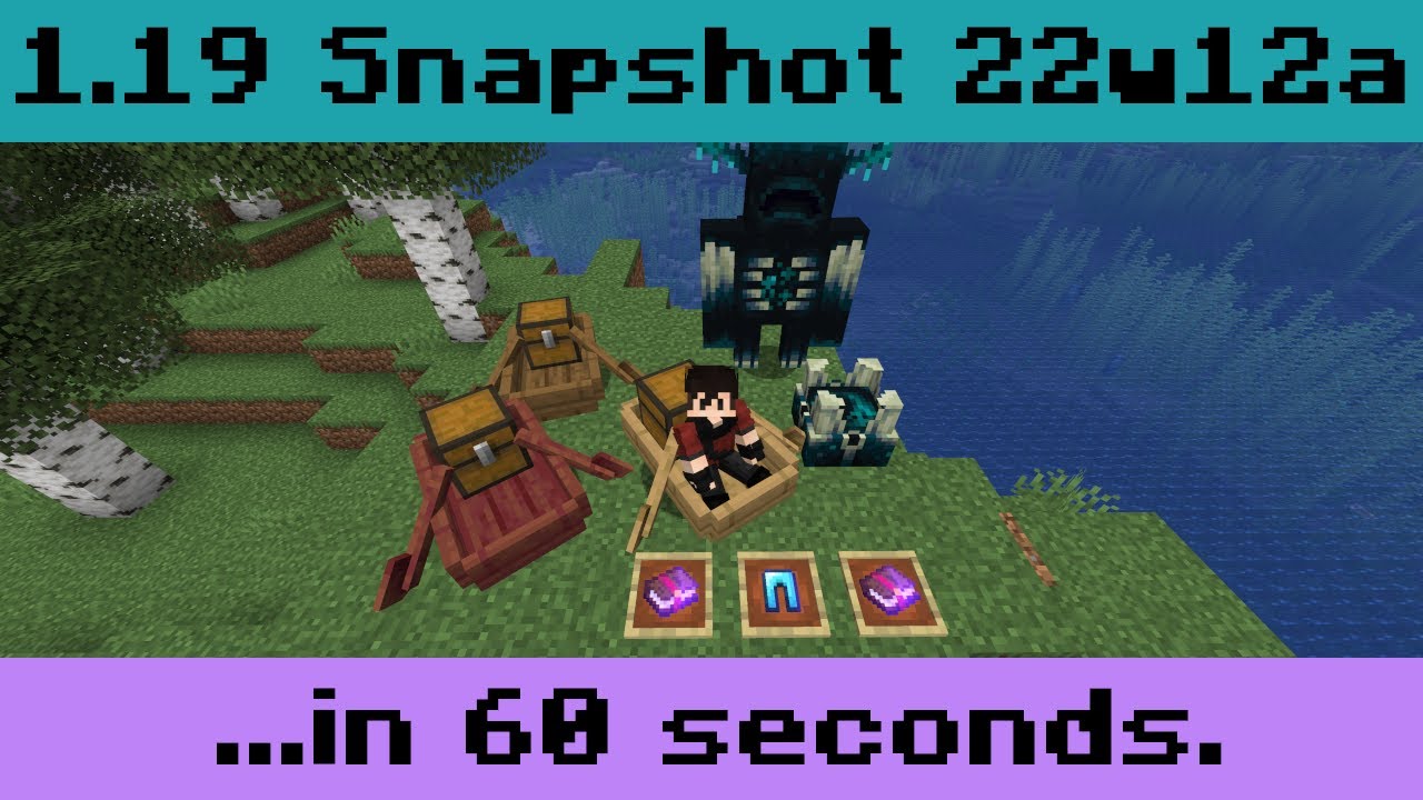 Minecraft 22w12a in 60 seconds... - YouTube