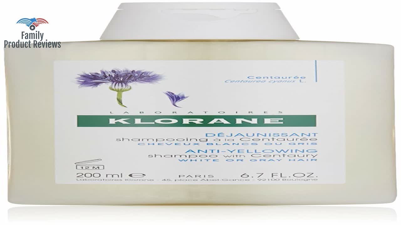 Klorane Anti -Yellowing Shampoo with Centaury for Blonde - YouTube