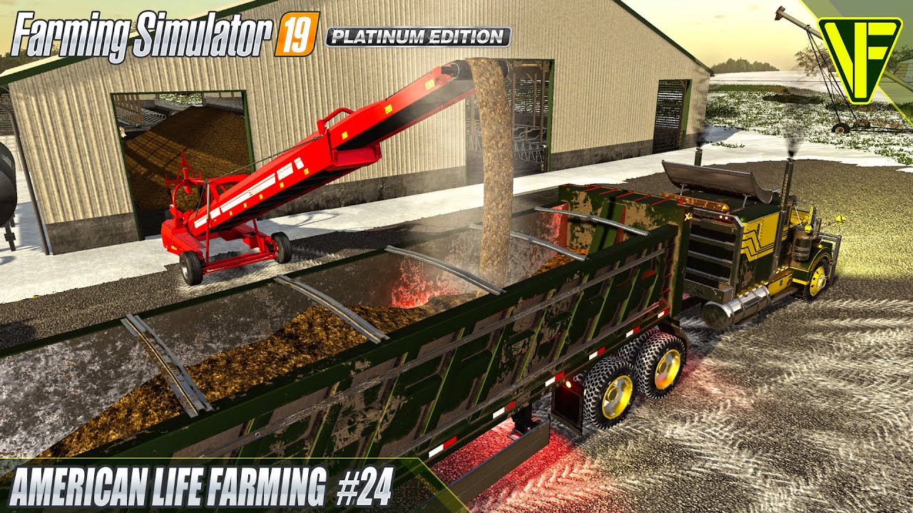 Selling A HUGE Pile | American Life Farming | FS19 - YouTube