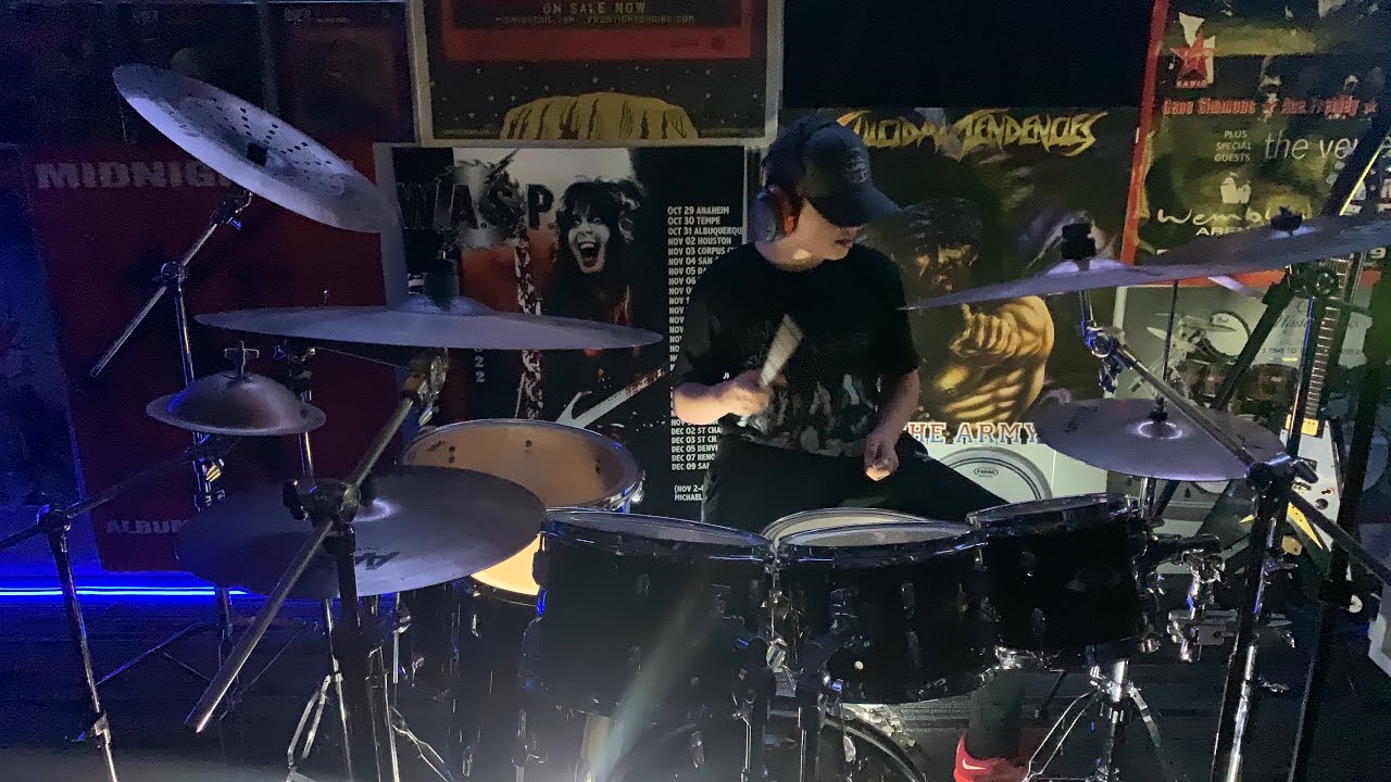 LIAM GALLAGHER - BETTER DAYS DRUM COVER : LUCA B DRUMS 12 YEAR OLD ...