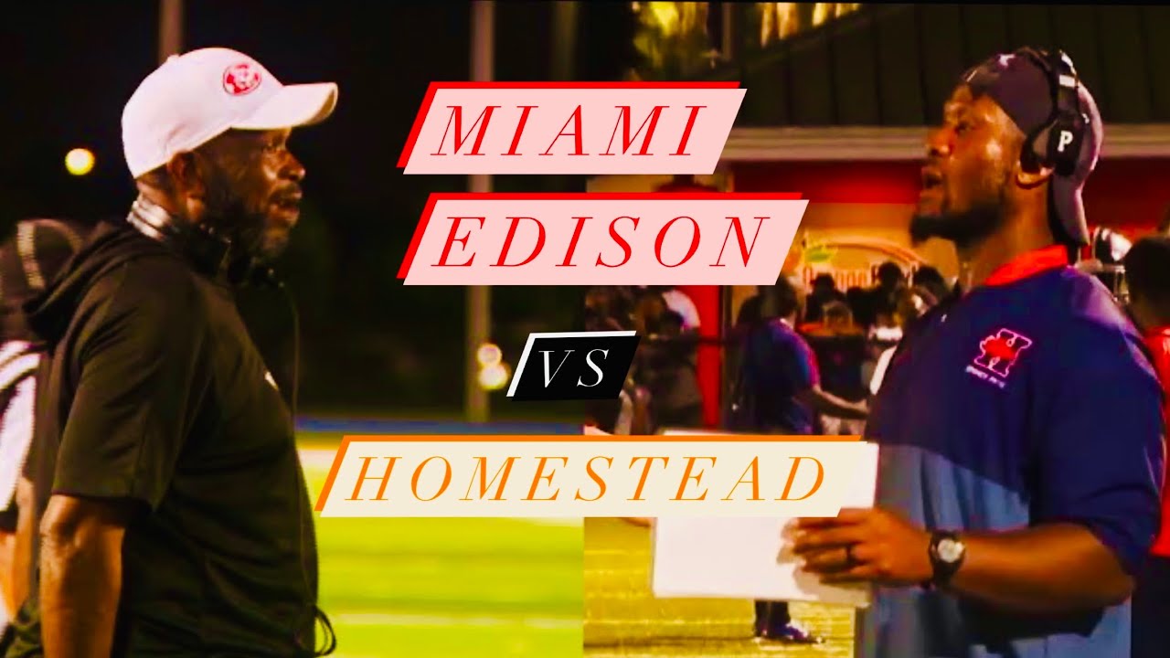 Miami Edison Red Raiders vs Homestead Broncos - Pregame Hype Film # ...