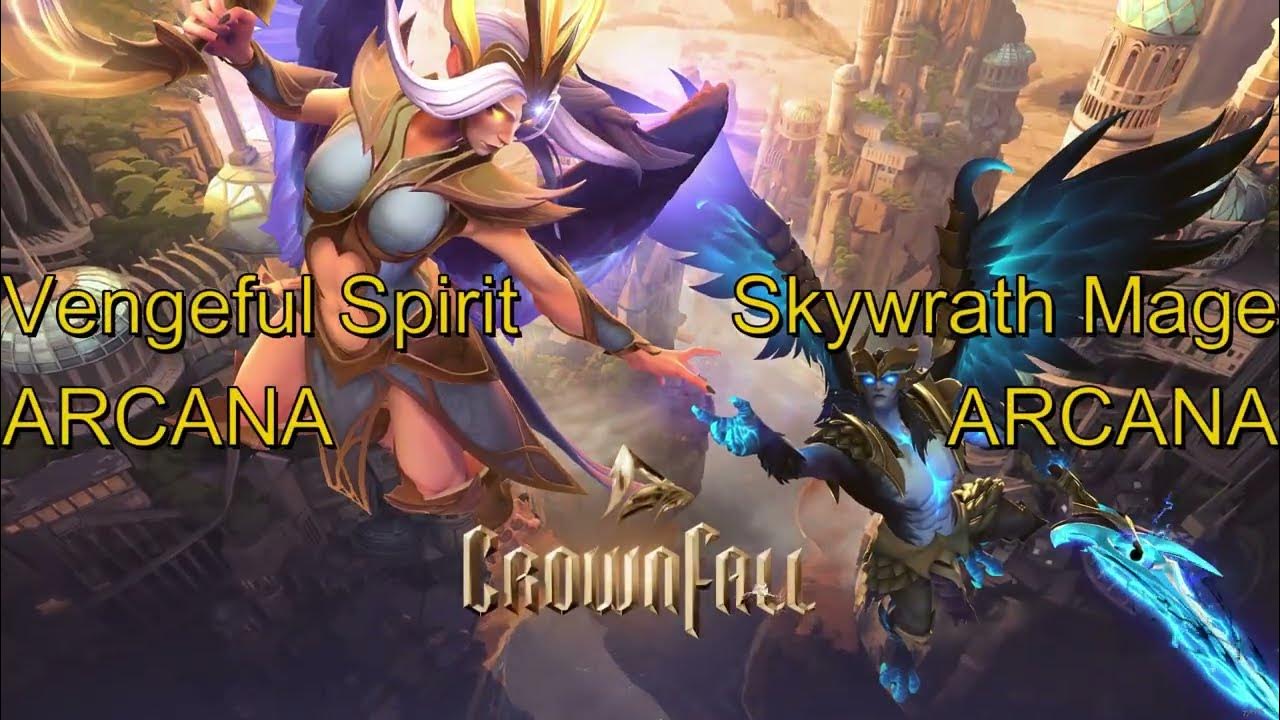 Vengeful Spirit and Skywrath Mage ARCANA April 2024 Crownfall Event Intro - YouTube