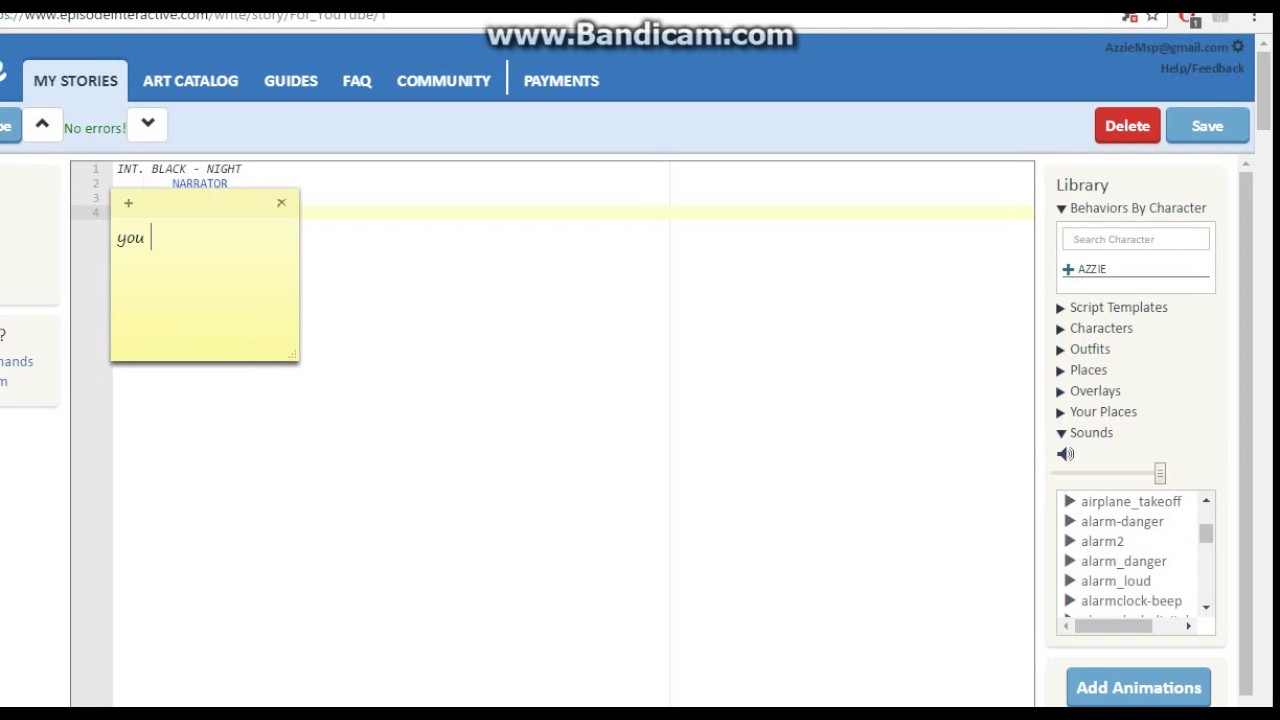 How to use sound on Episode! - YouTube