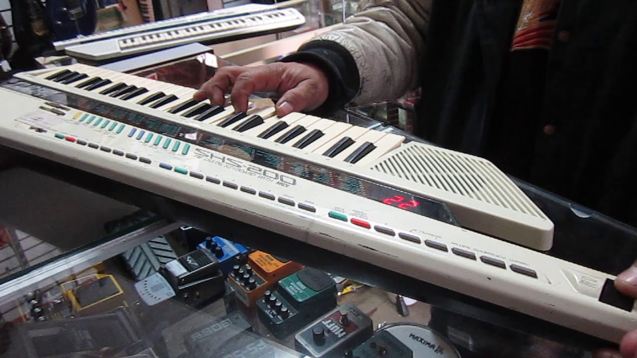yamaha shs 200 demo keyguitar - YouTube