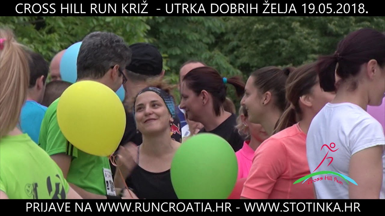 CROSS HILL RUN 2018 KRIŽ UTRKA DOBRIH ŽELJA - YouTube
