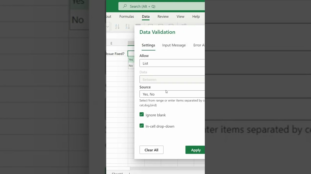 Excel Shortcut 27 In Cell Drop Down List YouTube Excel Shortcut 27 In Cell Drop Down List YouTube
