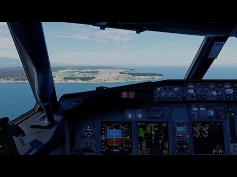 Comox CYQQ Landing | Zibo B738 - YouTube