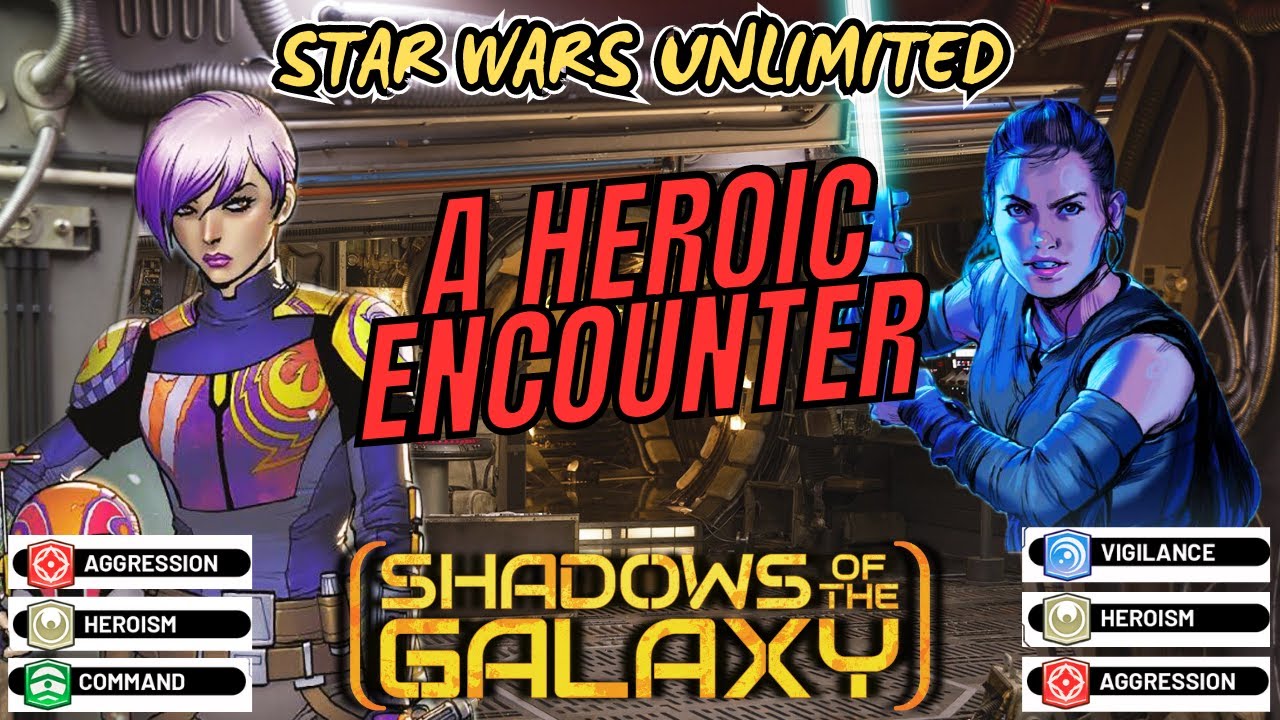 SABINE WREN (COMMAND ) vs REY (AGGRESSION) | STAR WARS UNLIMITED | Road ...