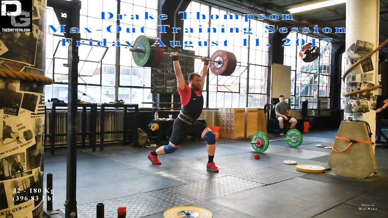 Drake Thompson, 105 Kg Class, Max-Out Training Session, Friday, August ...