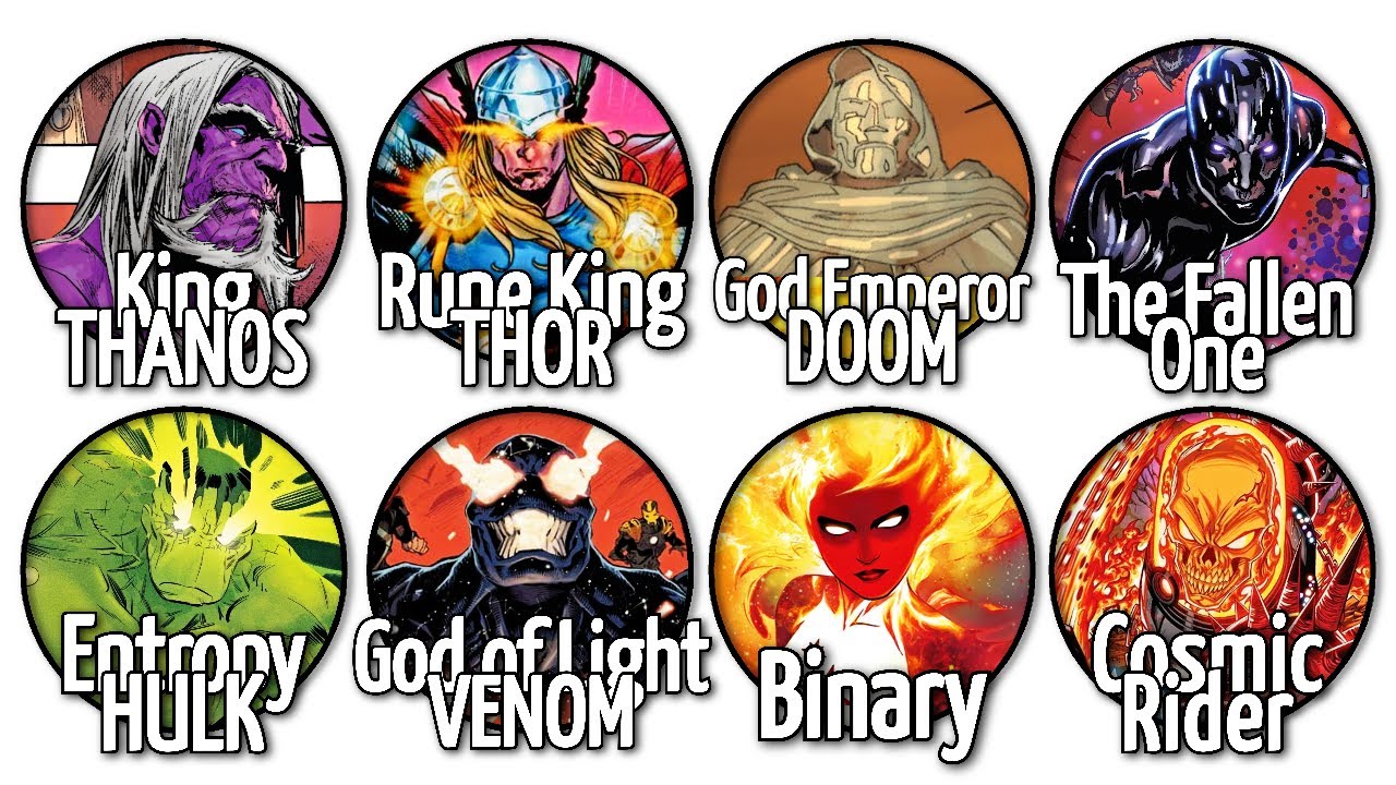 The Most Powerful Versions of Marvel Characters Explained in 17 Minutes ...