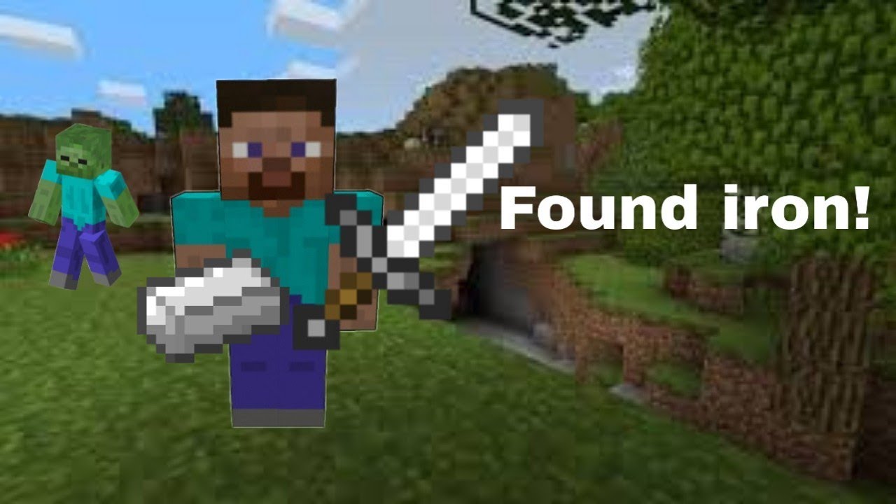 Minecraft Let's Play Ep2 - I Found Iron! - YouTube