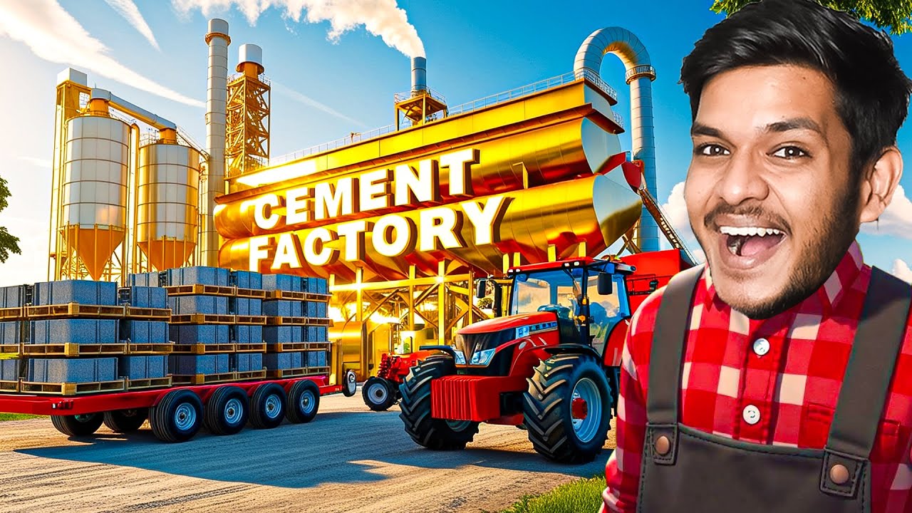 Mega Cement Factory Build in Farming Simulator 2025 #28 - YouTube