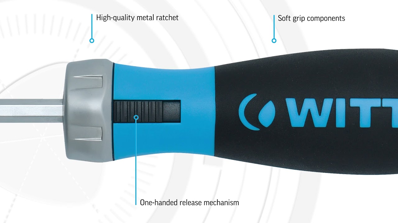 WITTE Tools PRO BITDRIVE Ratchet EN - YouTube