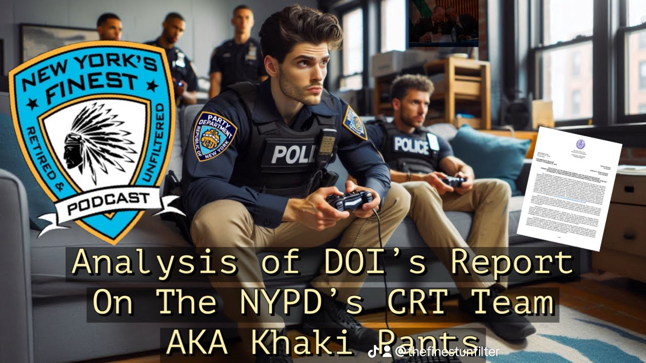 Analysis of DOI's Report on the NYPD's CRT Unit - YouTube