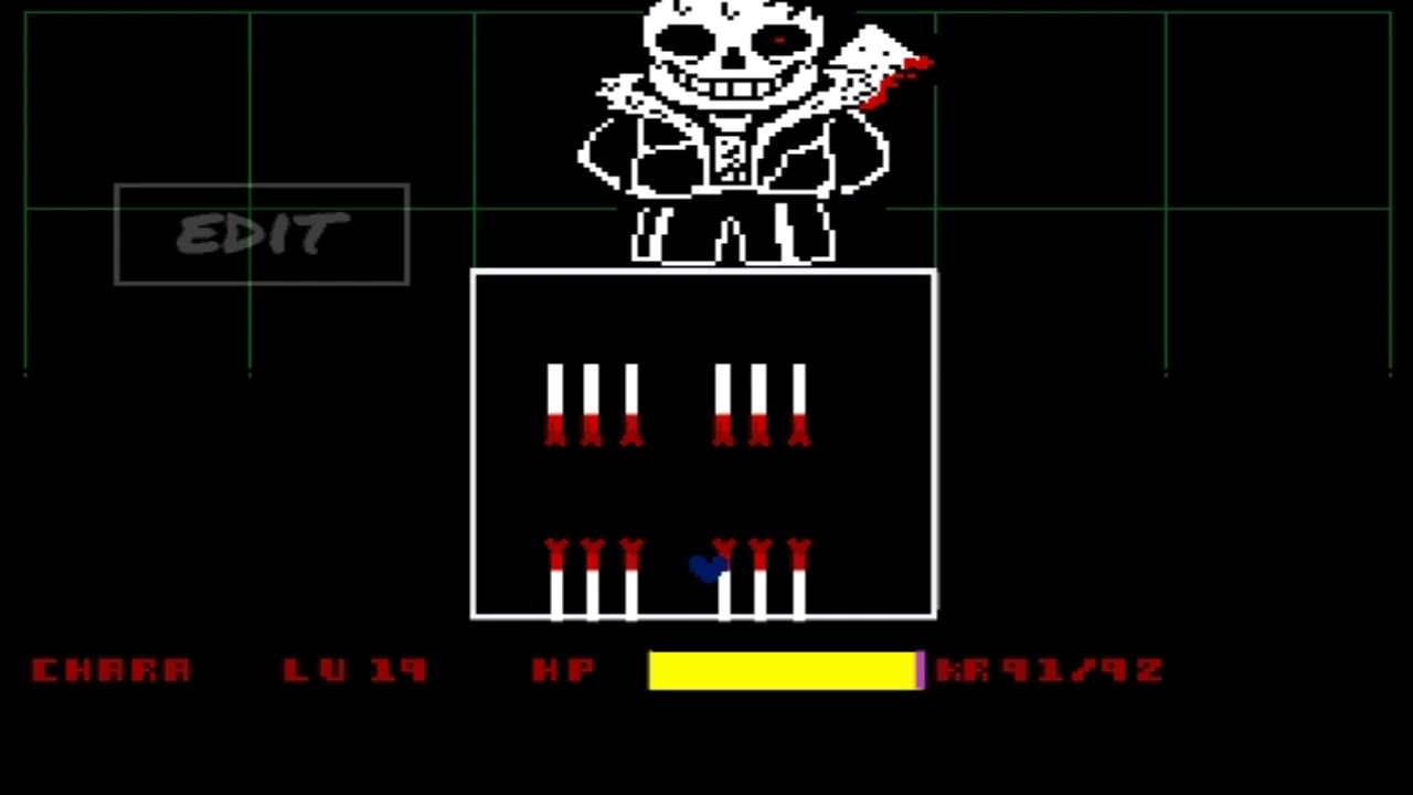 Запускаю Horrortale sans fight с старого компа - YouTube