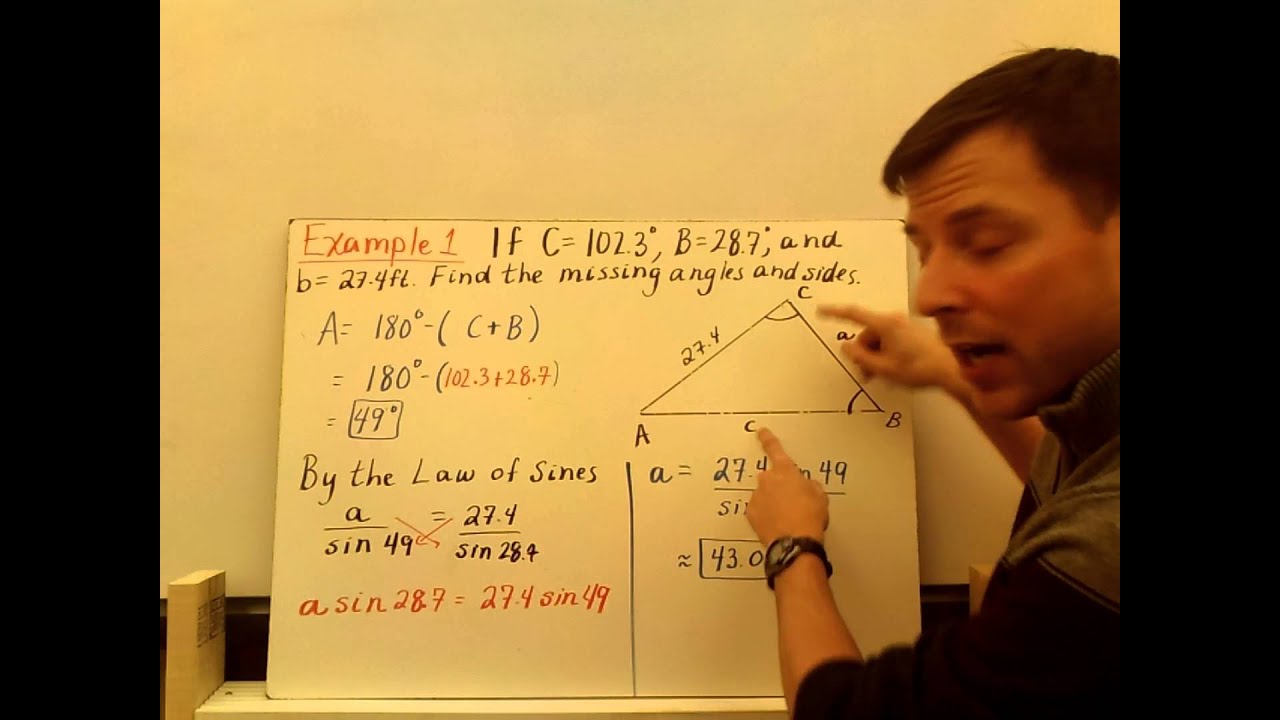 Law of Sines part 1 - YouTube
