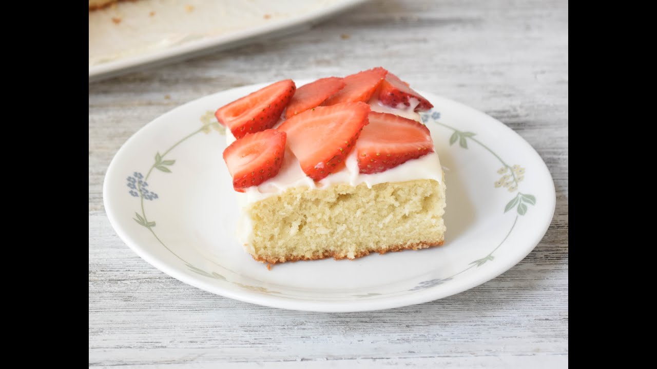 Sourdough Vanilla Flag Cake - YouTube